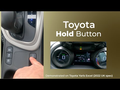 Toyota's automatic Electronic Parking Brake & Hold button