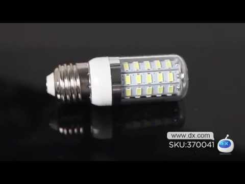 E27 15W LED Corn Light Cool White 7500K 1000lm 5730 SMD -- DX.COM