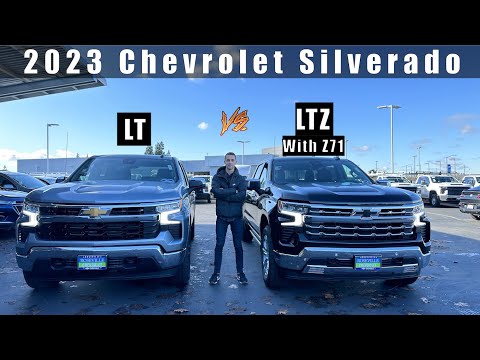 2023 Chevrolet Silverado LTZ (Z71) vs LT // specs. Do you know the differences?