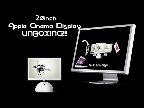 Cinema Display HD UNBOXING!!!