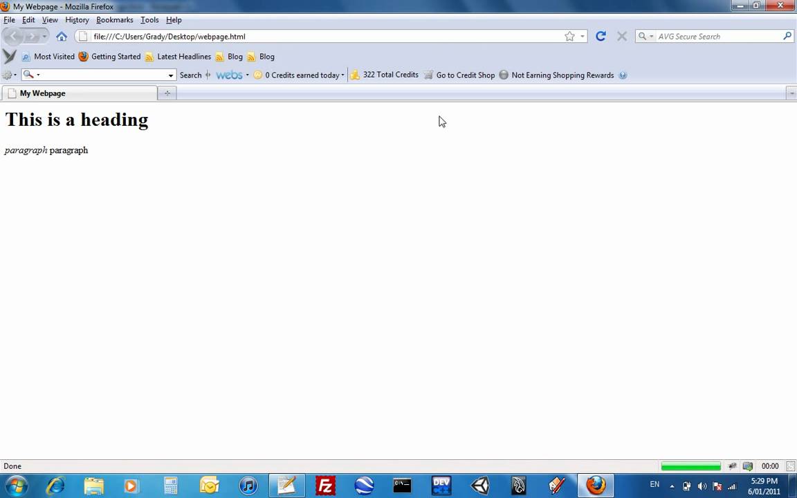 HTML Tutorial - 2 - Formatting and Styling Text