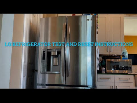 LG Refrigerator test and reset tips and tricks easy fix troubleshooting Not cooling or freezing