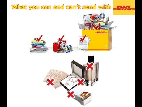 What you can send via DHL - what you cannot send with DHL - what you can send in the post - 2021