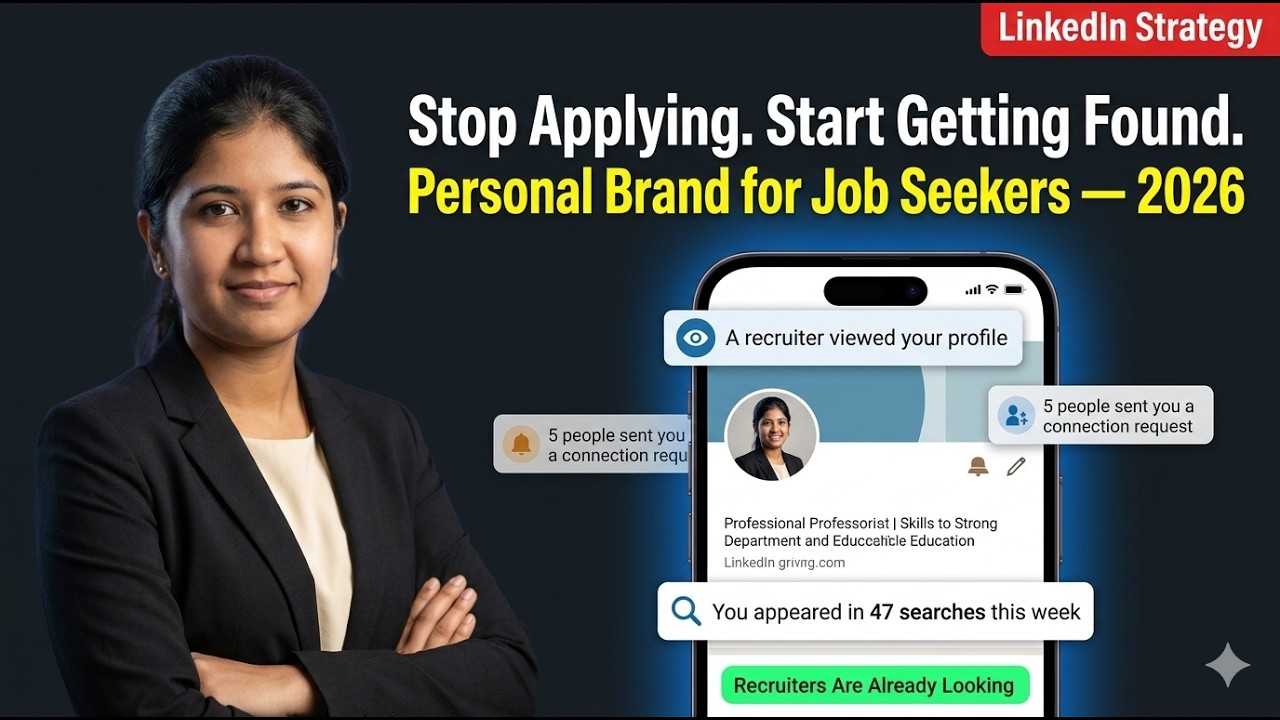 Personal Branding for Job Seekers in 2026 — Get Hired Without Even Applying