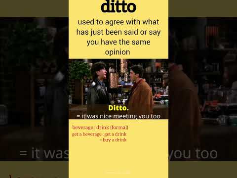 ditto | #learn #english | #ielts #oet