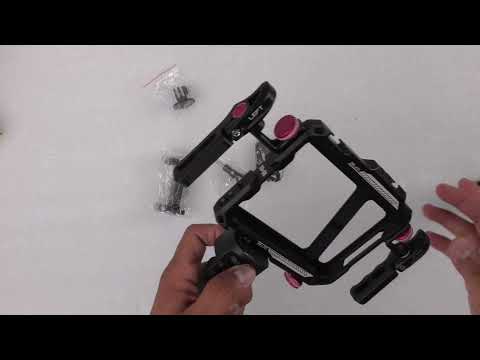 iPhone Tripod Stand with Remote Tripod for iPhone with Fine Body Anti Lose Knob & 1 Handed Phone H
