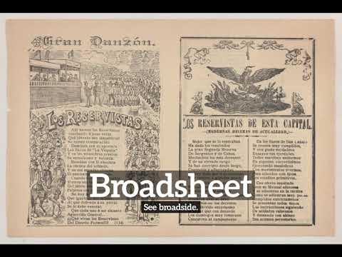 What is Broadsheet? | How to Say Broadsheet in English? | How Does Broadsheet Look?
