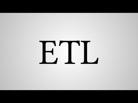 What Does "ETL" Stand For?