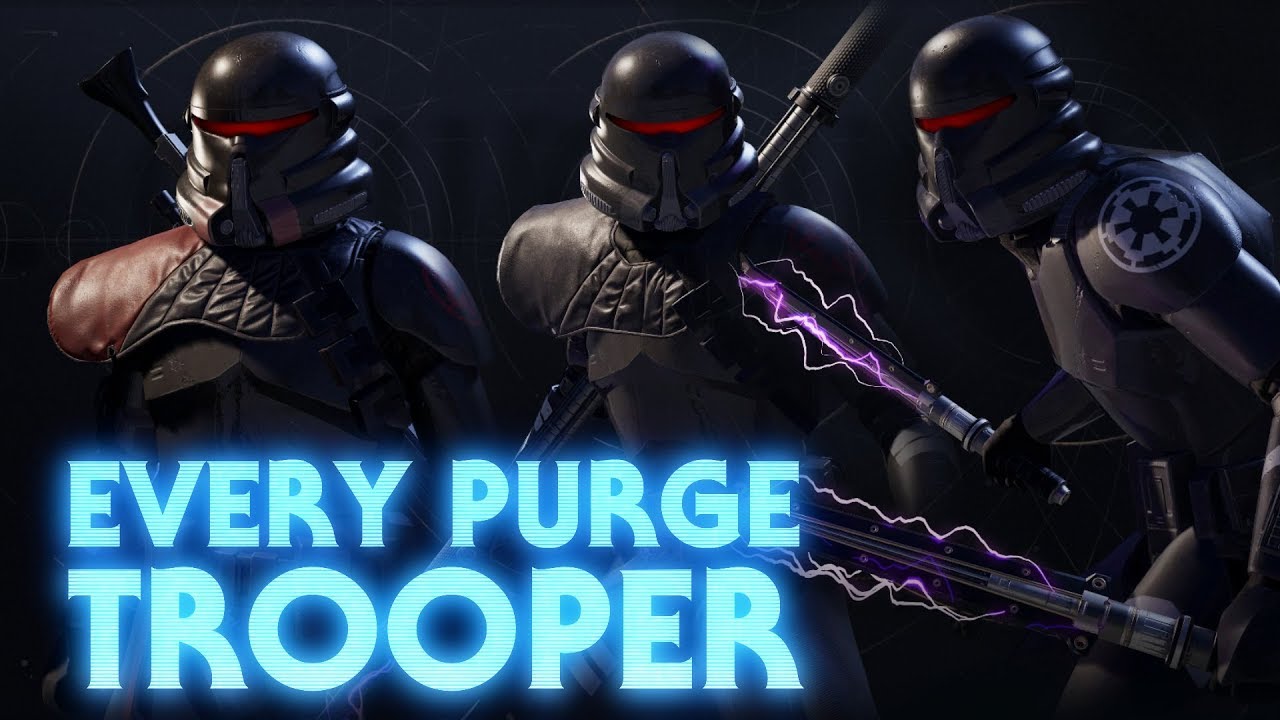 Every Imperial Purge Trooper Type in Star Wars