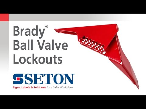 How to Install A Brady® Ball Valve Lockout Device | Seton Video