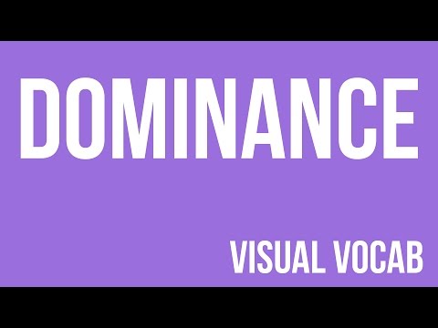 Dominance defined - From Goodbye-Art Academy