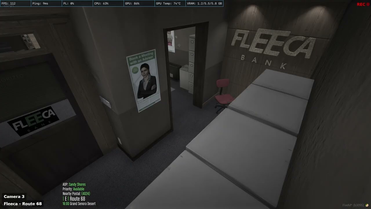FiveM - Standalone Security Cam Script