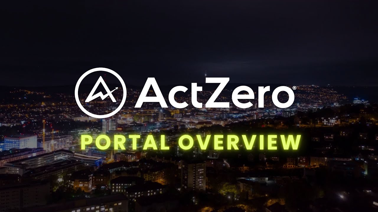 ActZero Portal Overview