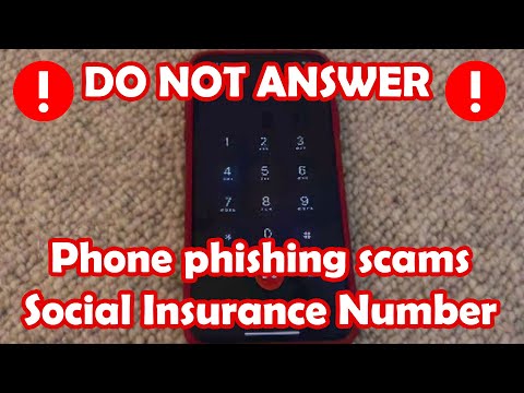 Social Insurance Number Phone phishing scams in Canada | DO NOT ANSWER