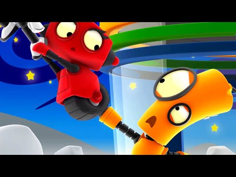 Ups And Downs | Rob The Robot | Toddler Learning Video