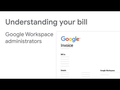 Understand your Google Workspace bill