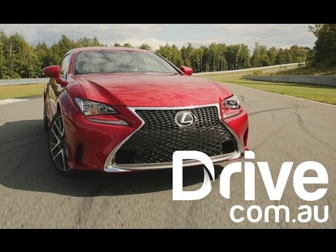 Lexus RC 350 First Drive Video Review | Drive.com.au