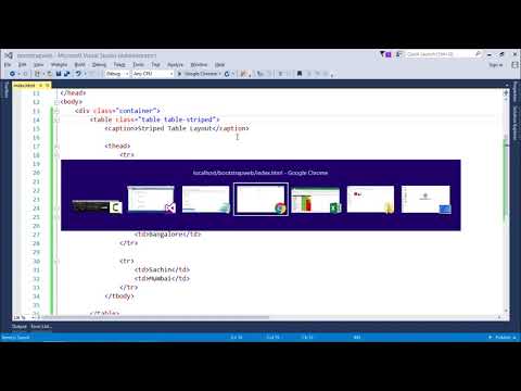Bootstrap - Tables