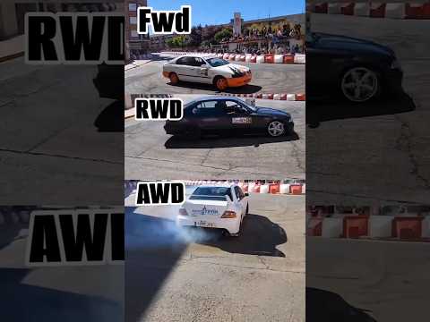 video by:@jesgonlo FWD vs RWD vs AWD
