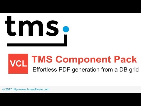 Effortless PDF generation from a DB grid