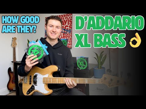 D'Addario XL | BEST VALUE Bass Strings!? Demo/Review