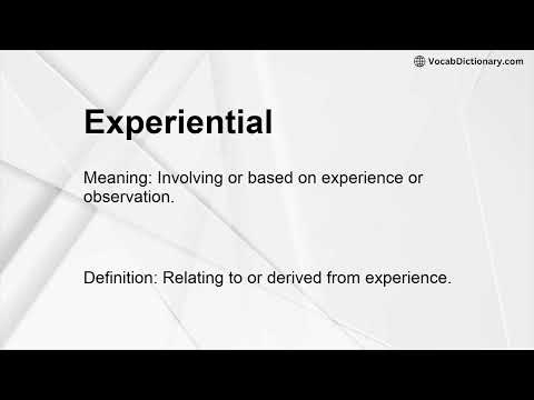 Experiential Meaning