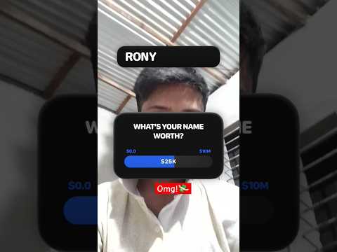 what's your name Worth? ๐ฐ #filter #funny #trend #money #cat #piano #vtuber #shorts