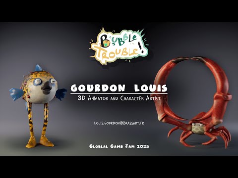 Global Game Jam 2025 - Animation&Character Artist - Louis Gourdon