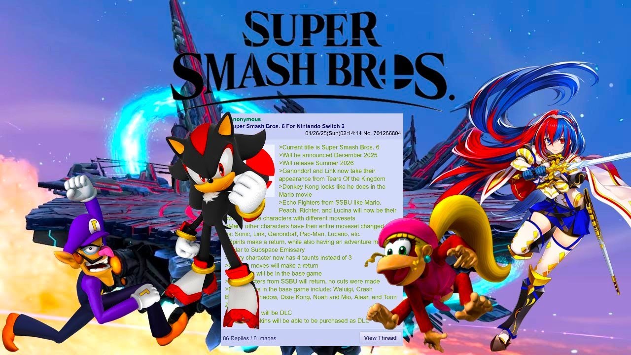 New Leak Reveals Exciting Details About Super Smash Bros 6 | Galaxy.ai