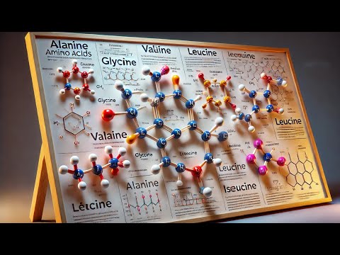 Les acides aminés aliphatiques #biologie #science #biochimie
