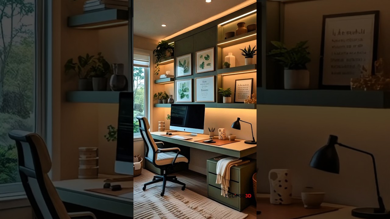 Modern Home Office Setup for Maximum Productivity 🌿✨