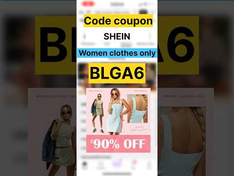 Women's Clothing Code Coupon Shein | Up to 90% off.#shein #codecouponshein #womensclothing #fashion