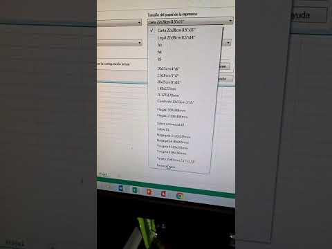 cambiar tamaño Oficio de Hoja office Excel 2013.
