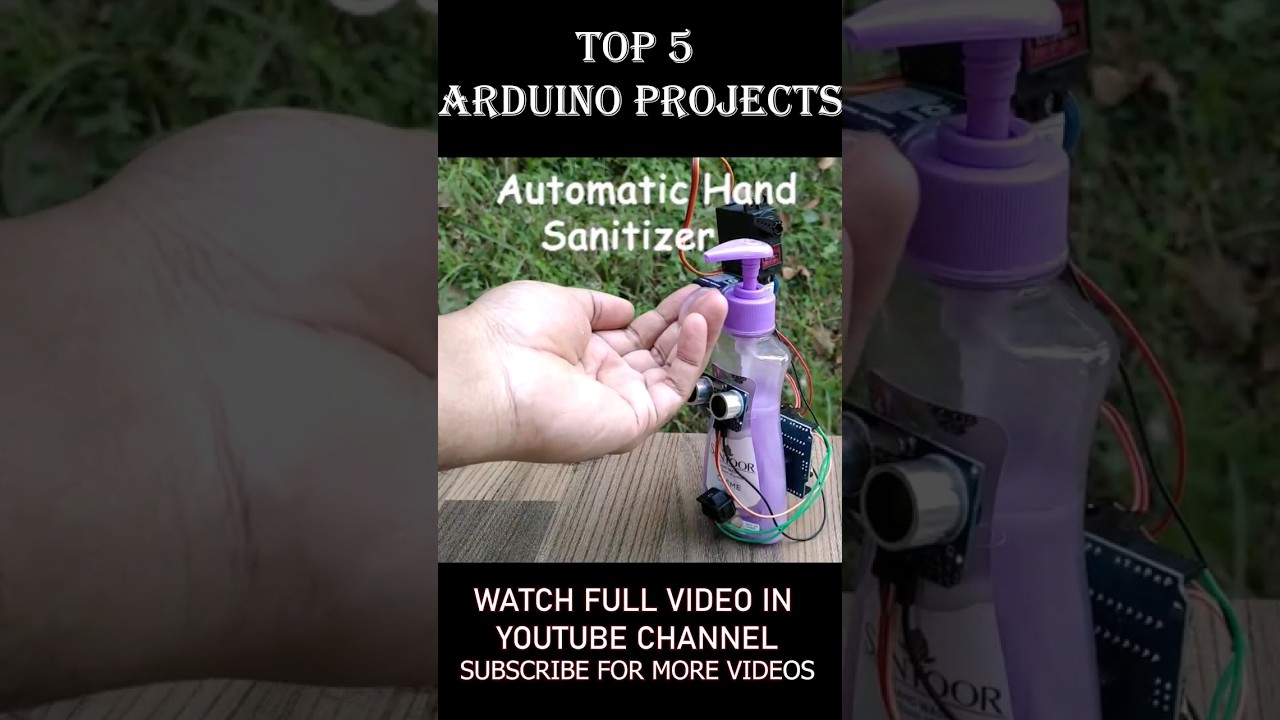 Top 5 Arduino Projects for Beginners. Full tutorial videos in Youtube Channel #arduino