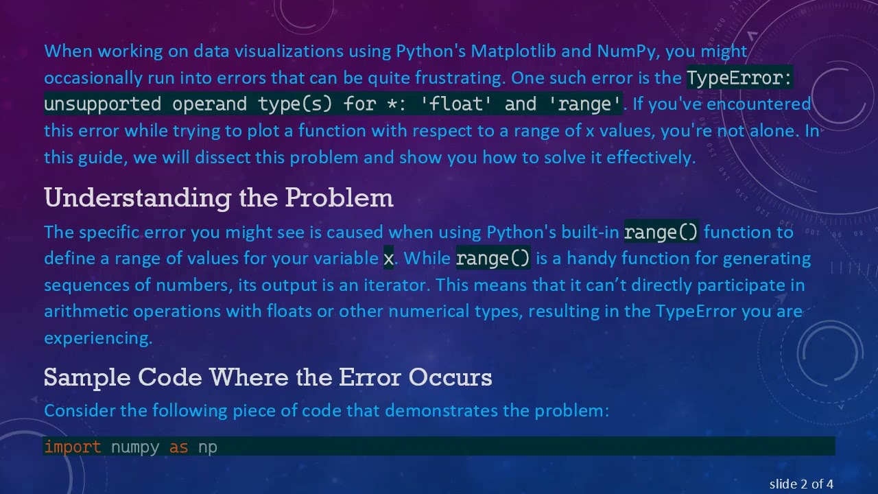 Fixing the Common TypeError When Plotting Functions with Matplotlib