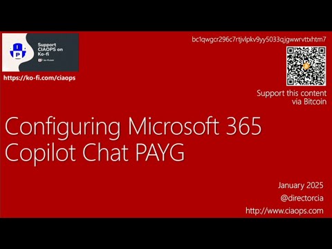 Configuring Microsoft 365 Copilot Chat PAYG