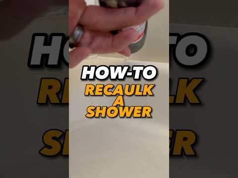 HOW-TO:🚿 Recaulk your shower for a fresh look! ✨ 🧽🧼 #diy # #bathroomrenovation