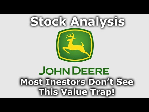 John Deere Stock, Most Investors Don't see This is a Value Trap. Deere & Company Stock Analysis $DE