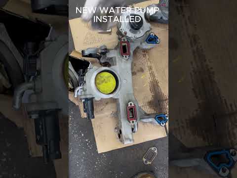 2007 CADILLAC DTS WATER PUMP REPLACE, HUNI TUXEDO AUTO SERVICE