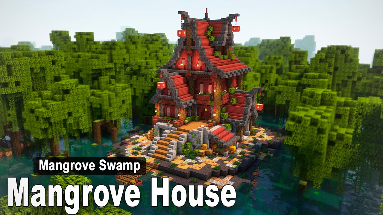 Minecraft: How to build a Mangrove House | Easy Tutorial - Minecraft ...