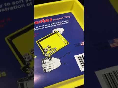 Harbor Freight Easy-Sorter Funnel Tray #harborfreight #tools #organizer