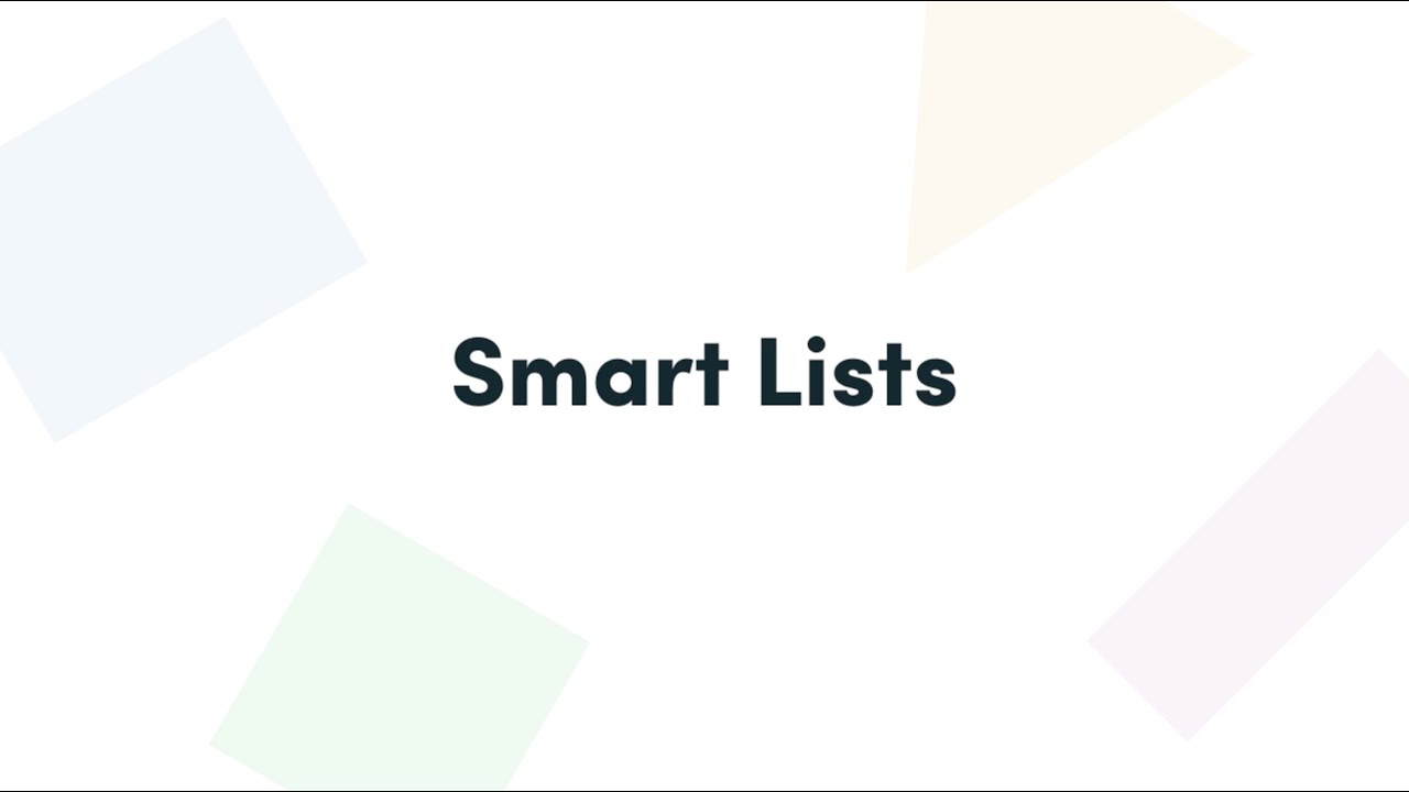 How to setup a Smart List with Formstack Forms