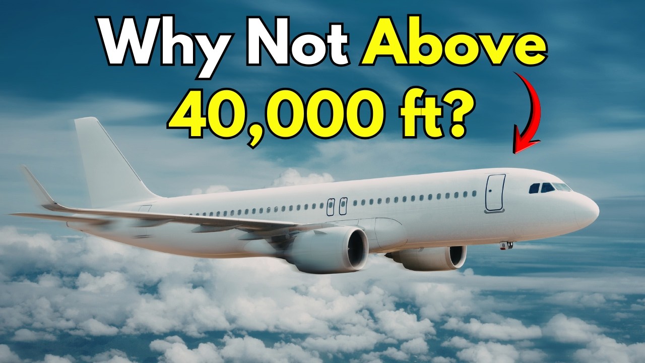 Why Airlines Don't Fly Higher Than 40,000 Feet?