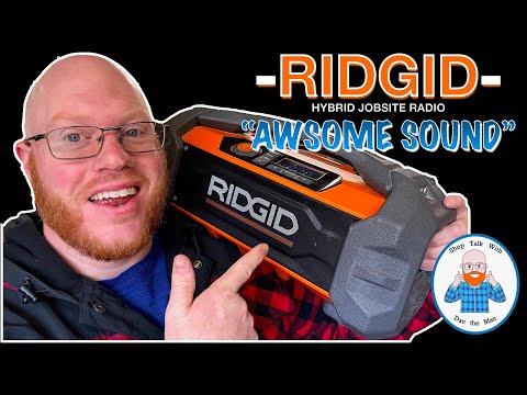RIDGID HYBRID JOBSITE RADIO-LOOK NO FURTHER!!!#ridgid #ridgidtools#tools #woodworking #carpentry