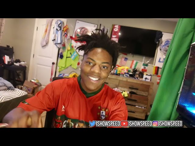 IShowSpeed rejoices as Cristiano Ronaldo sends him a box carrying CR7 ...