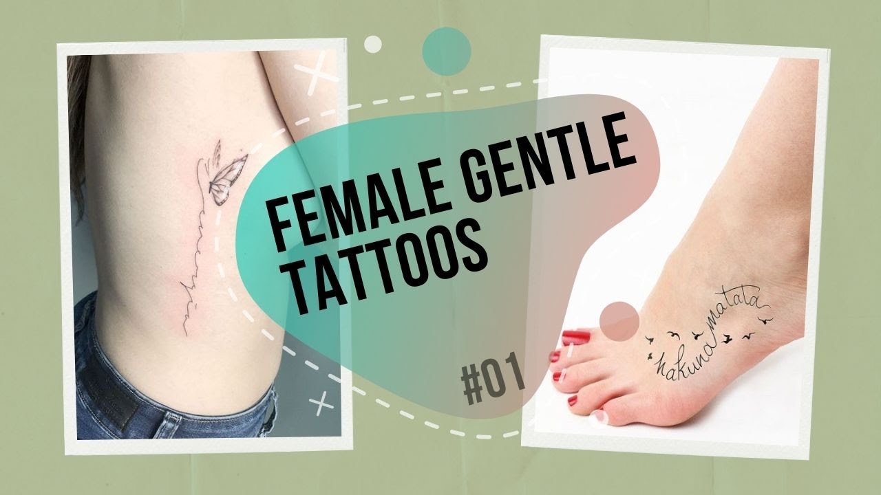TATOOS - 10 ideas for delicate female tattoos [#01] #shorts