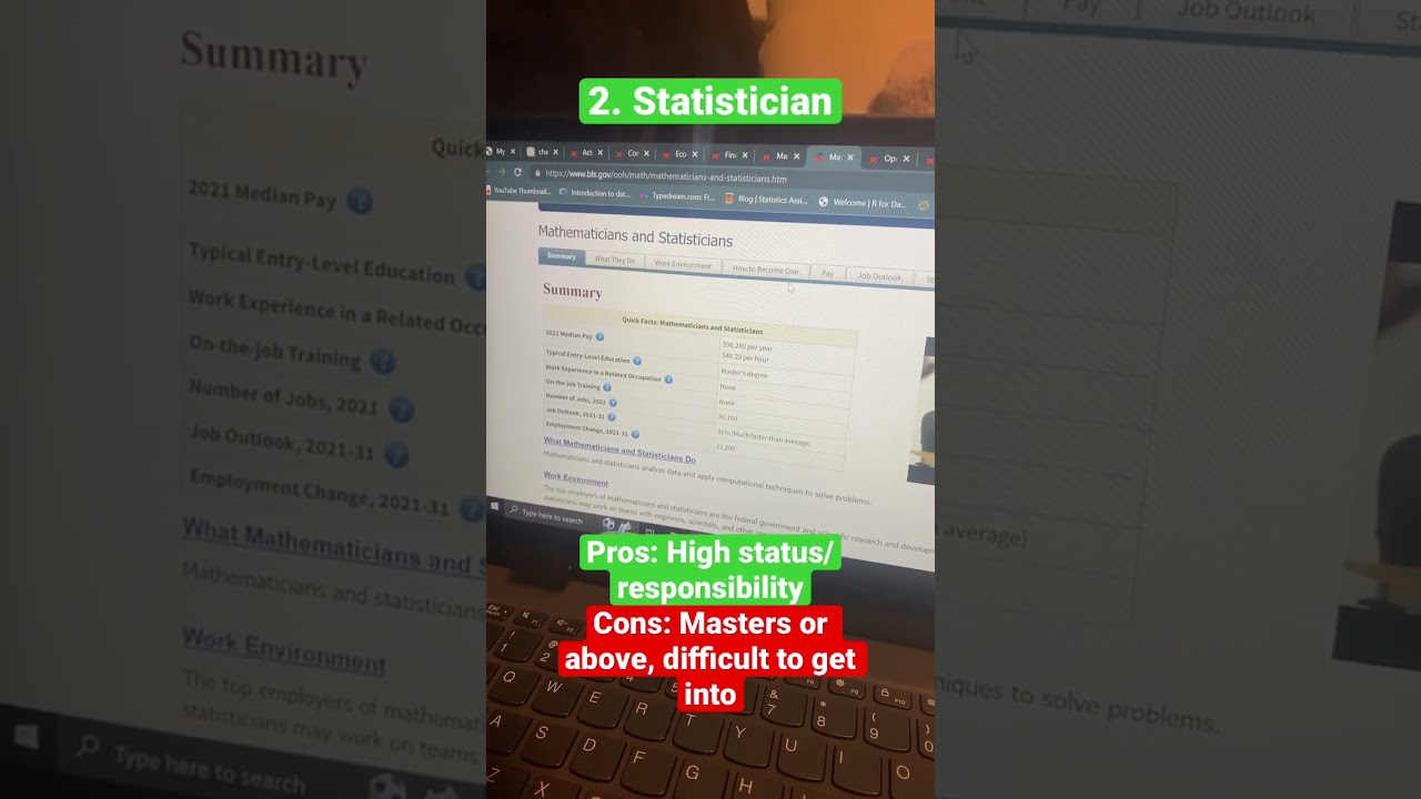 The BEST jobs for Statistics Majors