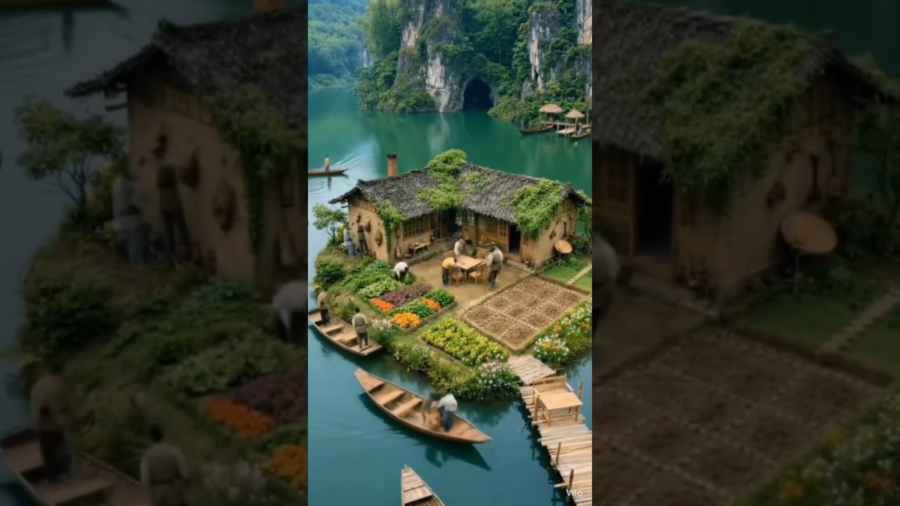 “Hidden Island Paradise: From Wild Shore to Dream Cottage” 🌿🏡✨