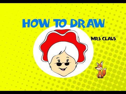 How to draw Mrs Claus – STEP BY STEP ART GUIDE – ART LESSON | Lora ...
