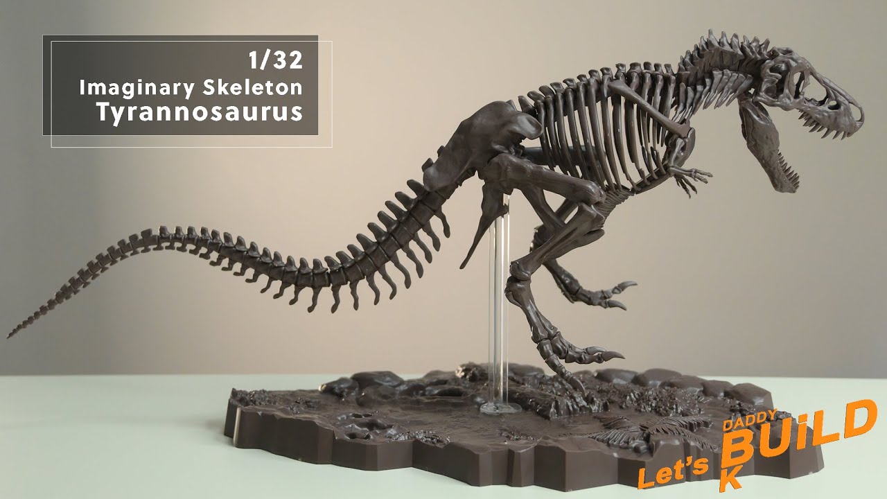 Let's build 1/32 Imaginary Skeleton Tyrannosaurus rex | ASMR Unbox & Full Build Up